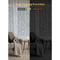 Curtain String Lights, Hanging Fairy Lights with Remote, 8 Modes ...