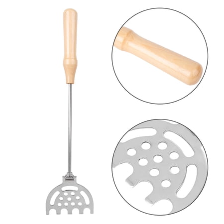 Stainless Steel+Wood Stainless Steel Bait Shovel, Large Hole Design ...