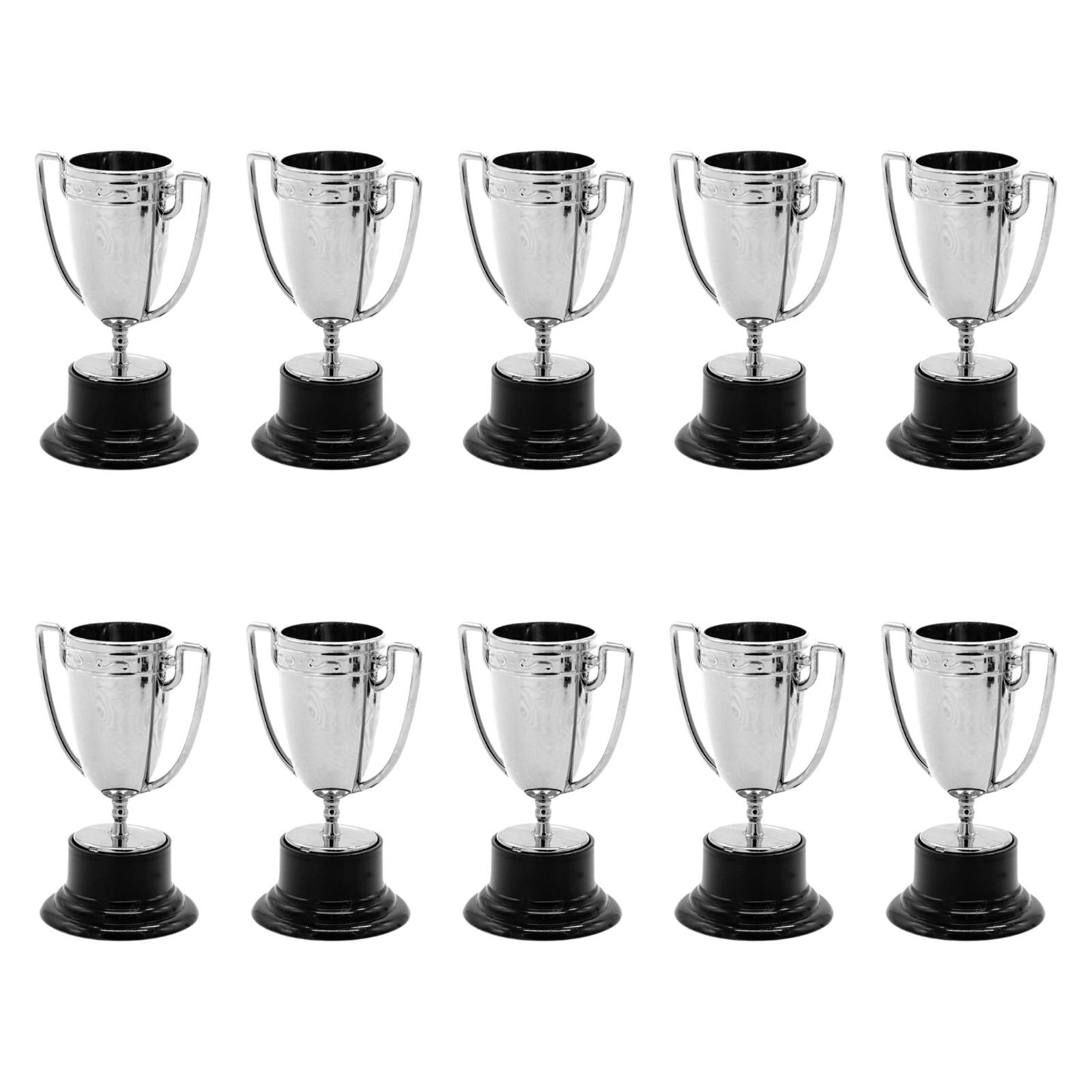 10 mini trofeos pequeños, resistentes y portátiles para niños, ideales ...