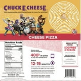 Chuck E. Cheese Frozen Cheese Pizza with Tomato Basil Garlic Sauce and ...