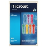 Microlet Color Lancets, 100 Count - Walmart.com