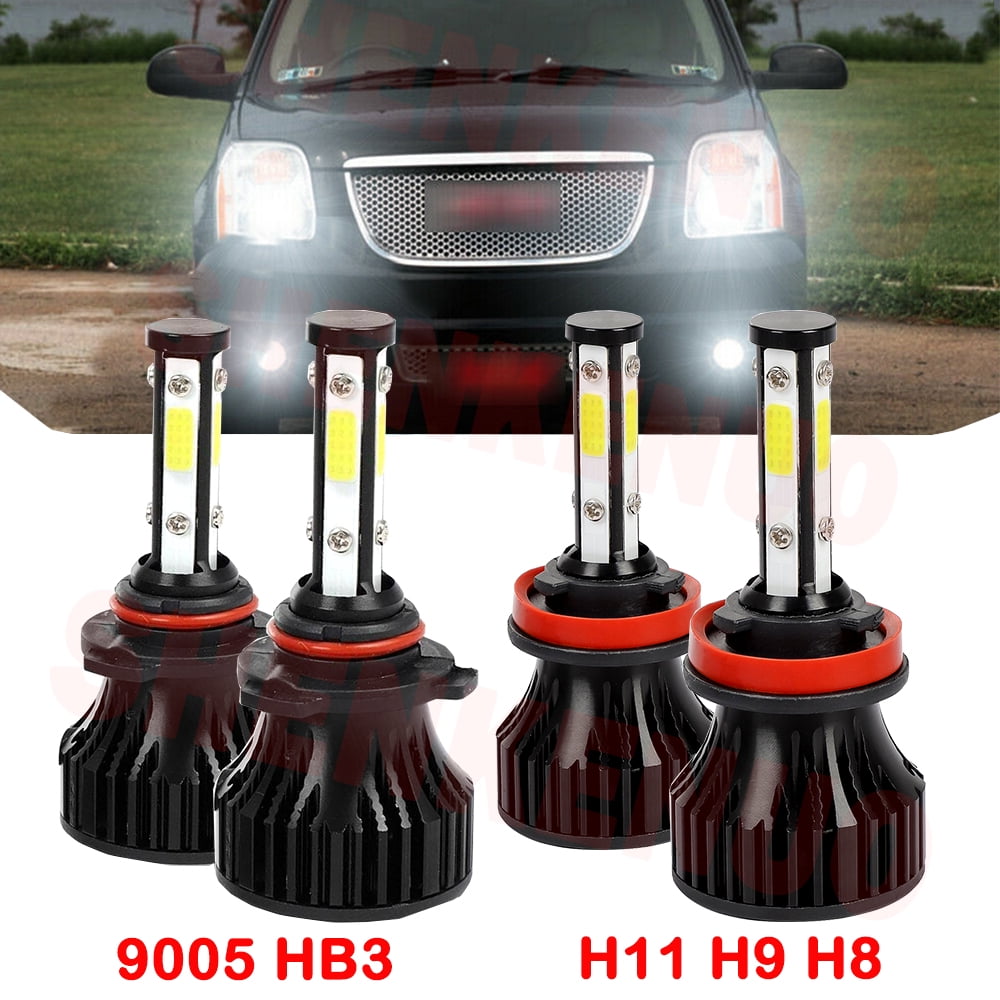 H11 9005 High&Low Beam for Gmc Yukon 2015 2016 2017 2018 2019 2020 LED ...