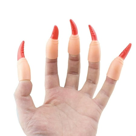 Witches Finger Claws Nail Claws False Nail Halloween Costumes Spooky ...