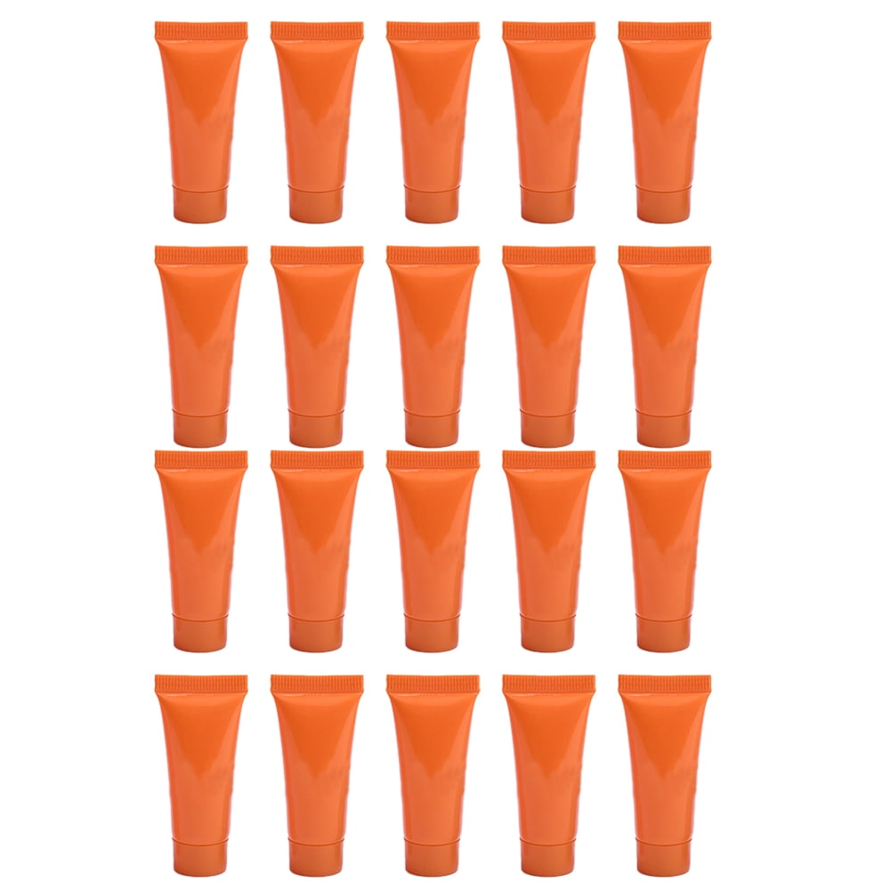 5 ML Refillable Container Tube, 20 Pieces Colored Plastic Squeeze Soft ...