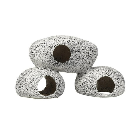 Aquarium Cave Fish Multiple Holes Hideout Decor Aquarium Cavern ...