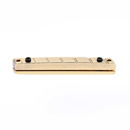 Wchiuoe Multiscale Guitar Bridge Nut, Solid Brass Not Easy To Damage ...