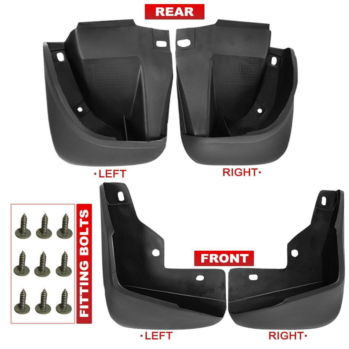 Front & Rear Splash Guards Mud Flaps For 98-02 Honda Accord Sedan Sedan ...