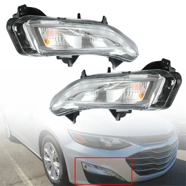 LABLT Left+Right Bumper Turn Signal Lights w/ LED DRL Fog Lamps For 19 ...