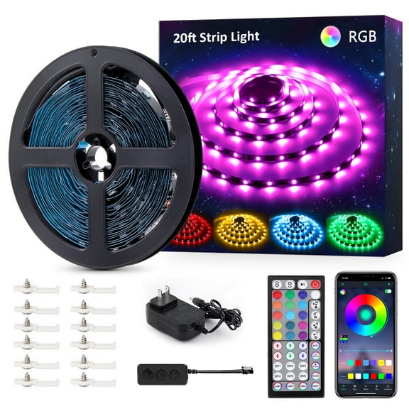 LIDUI-Led Lights for Bedroom 200ft (2 * 100FT) Music Sync Color ...