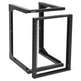 NavePoint 18U Server Rack with Swing Gate - 18U Wall Mount Rack for 19 ...