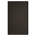 SAFAVIEH Natural Fiber Keane Solid Sisal Area Rug, Natural/Dark Grey, 4 ...