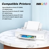 INKFUN 542 Ink Bottle Compatible with Epson EcoTank ET-5800 ET-16600 4 ...