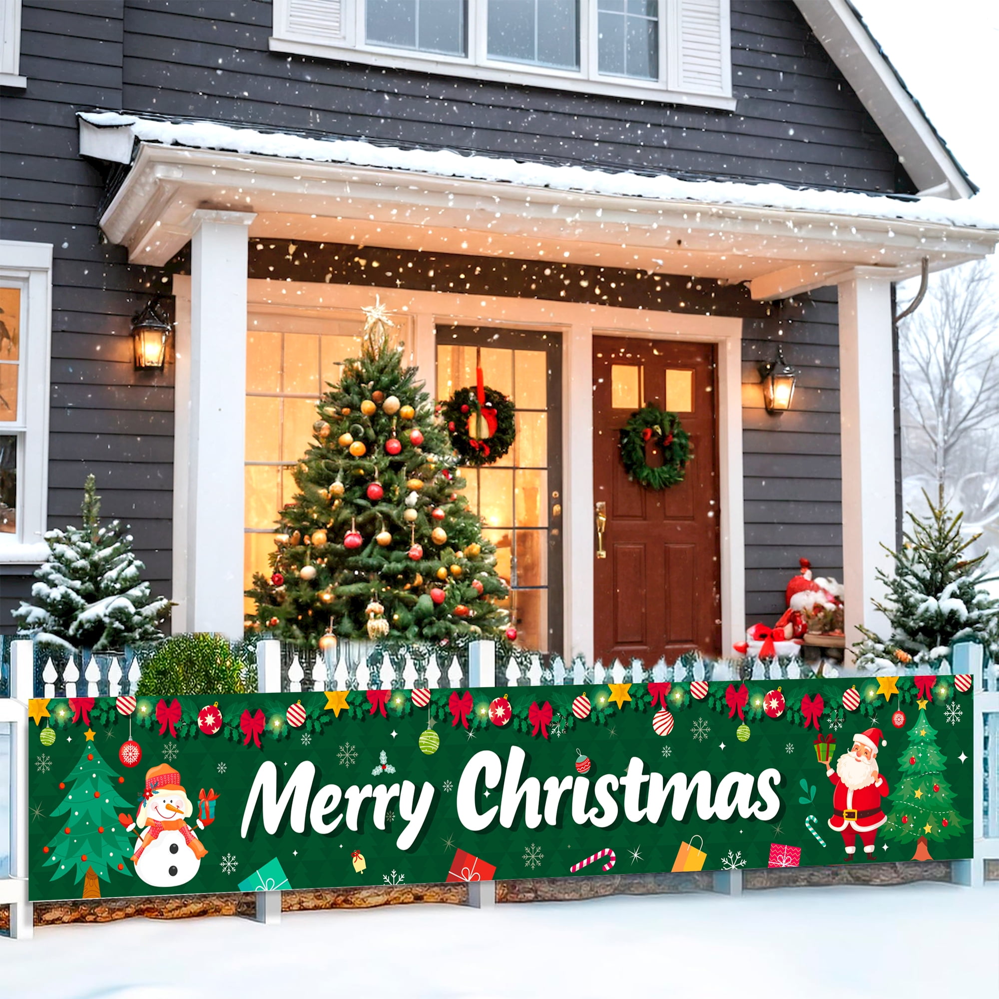 Click here for Inboxxarty Merry Christmas Yard Banner  118x19.6 C... prices