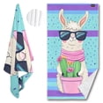 1Pc cartoon fashion sunglasses alpaca shape soft towel suitable for ...