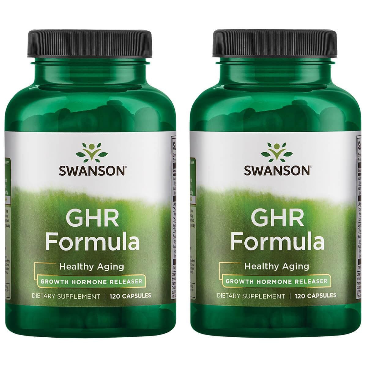 Swanson Ghr Formula - Growth Hormone Releaser 120 Caps 2 Pack - Walmart.com