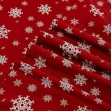 Holiday Pattern Microfiber- Wrinkle and Fade Resistant (6-Piece ...