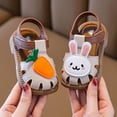Baby Toddlers Sandals for Kids Cartoon Closed Toe Dress Shoes Flat ...