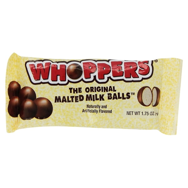 Whoppers The Original Malted Milk Balls 1.75 oz Bags - Pack of 24 ...