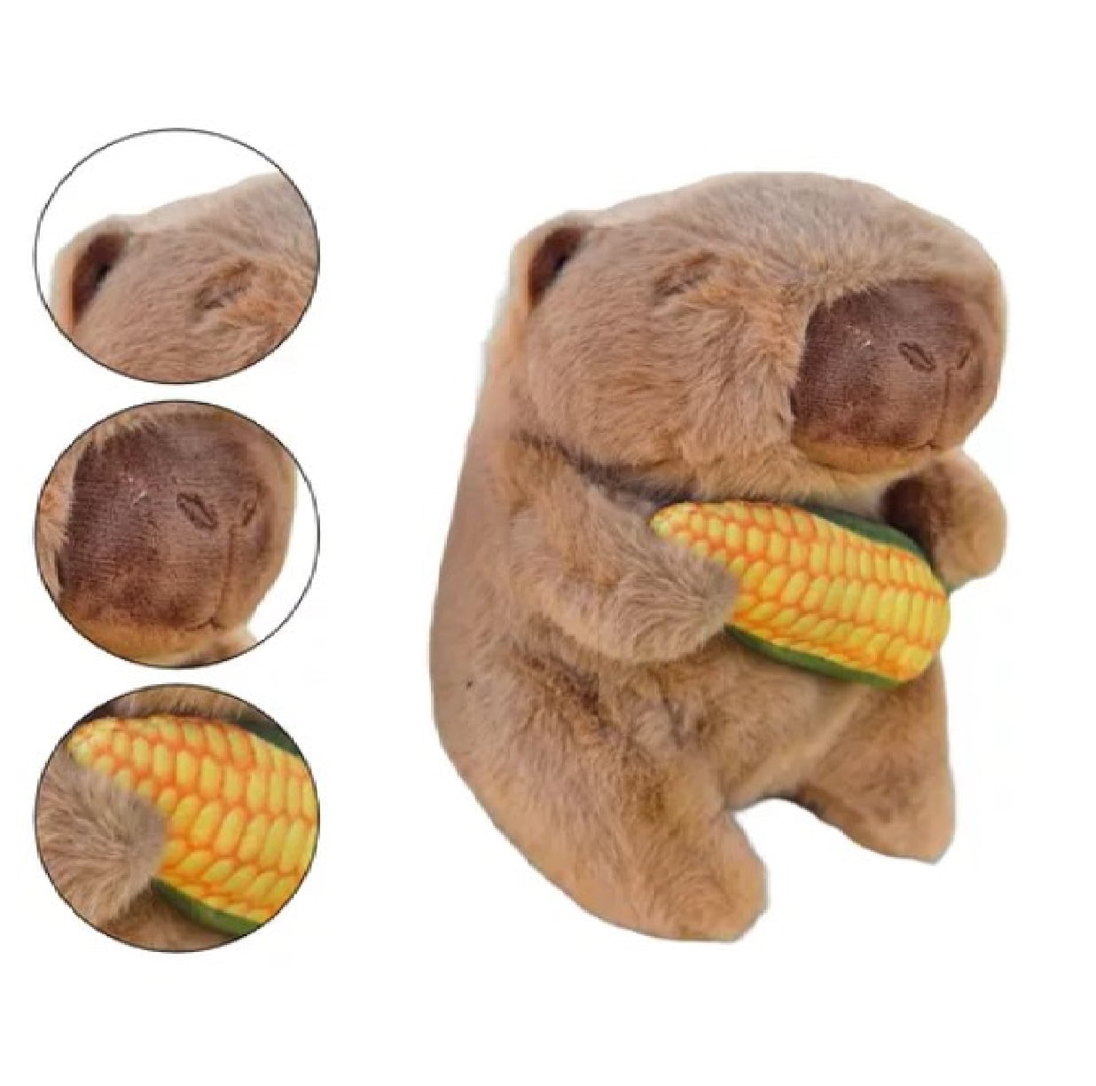 Peluche Figura Capibara Capibara con Elote 30 cm | Walmart en línea