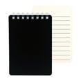 Soft Coil Binding Notebook 128 Pages Waterproof PP Cover Pocket Size ...