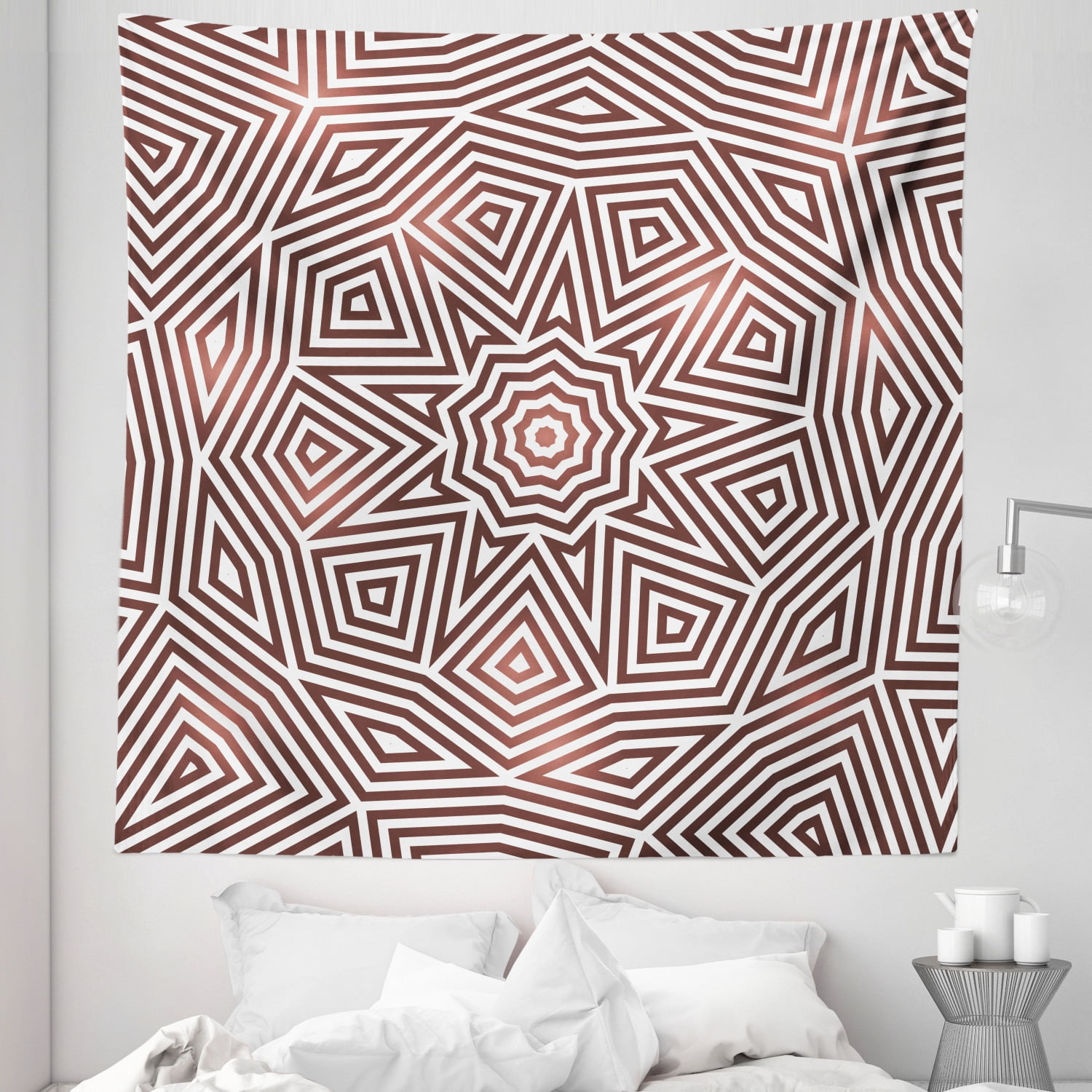 Geometric Tapestry, Radiant Celtic Baroque Patterns with Diagonal and ...