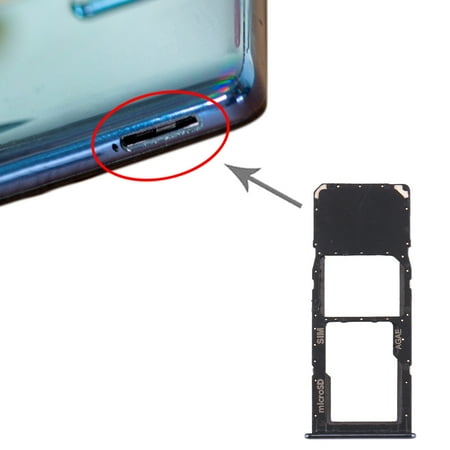 SIM Card Tray + Micro SD Card Tray for Samsung Galaxy A71 / A715 ...