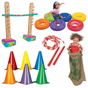 Backyard Relay Race Games Kit - 72 Pc - Walmart.com