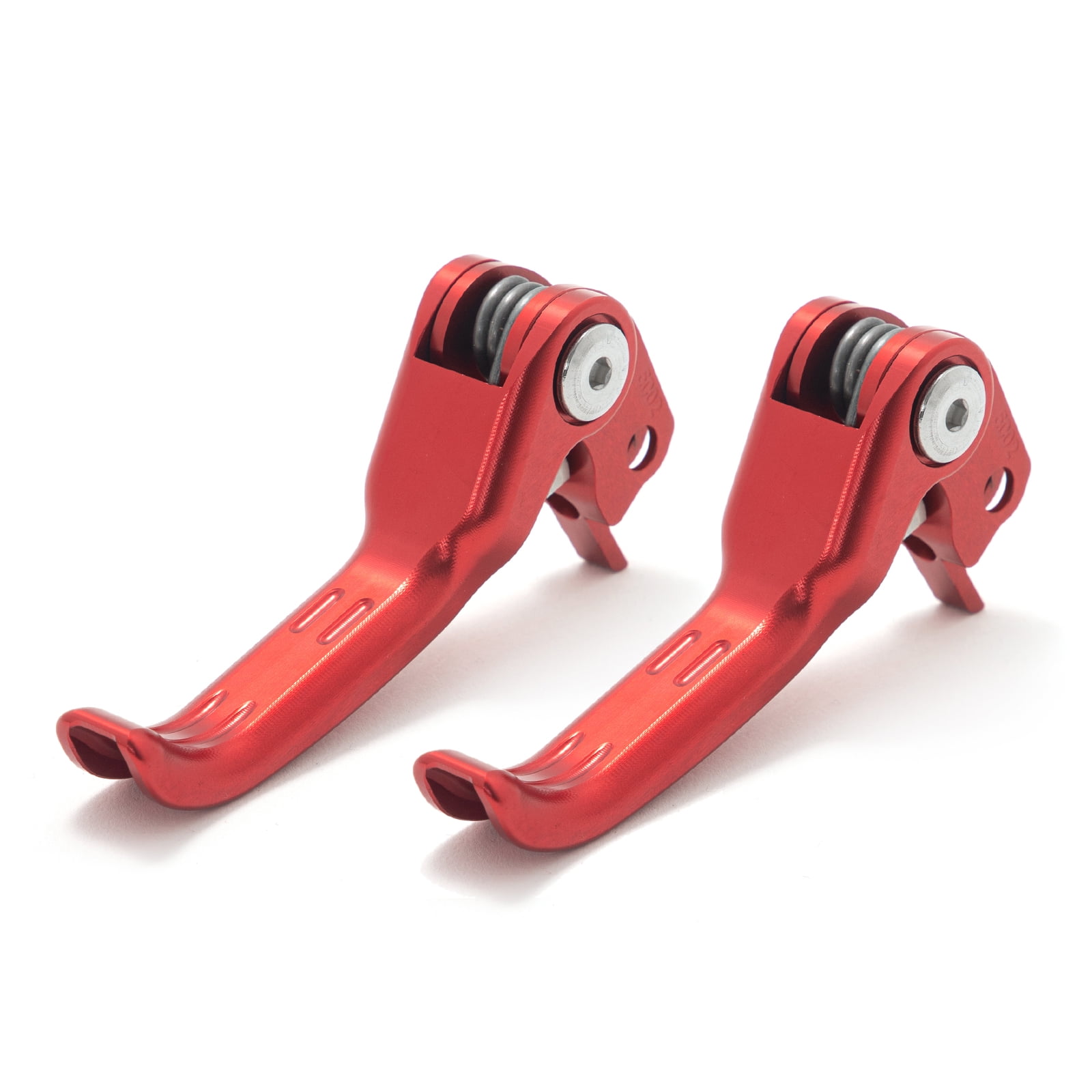 Red Hydraulic Brake Lever Set for Shimano Deore XT XTR M8000 and M8100 ...