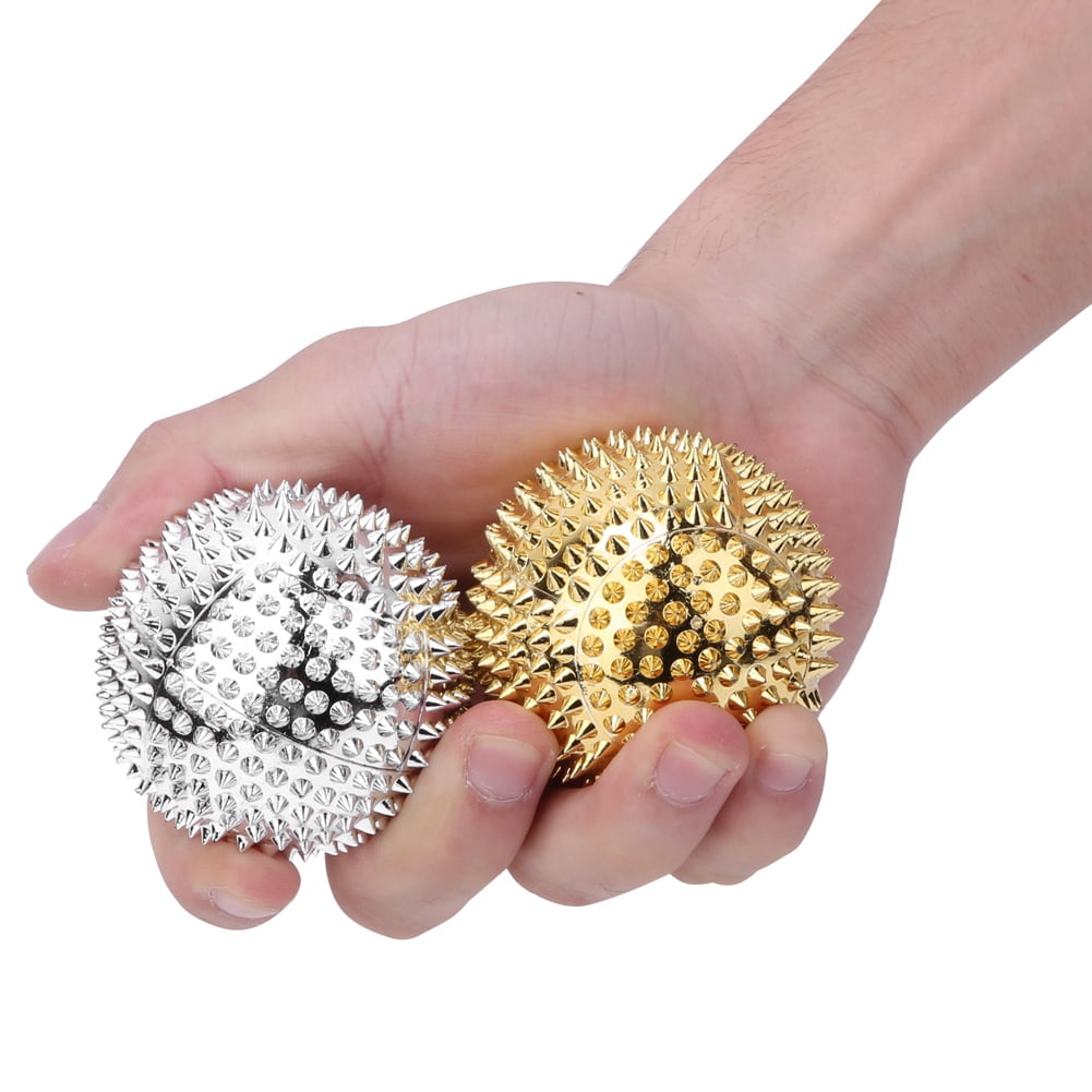 Click here for Fyydes Massage Ball  Gold Silver Spiky Massage Bal... prices