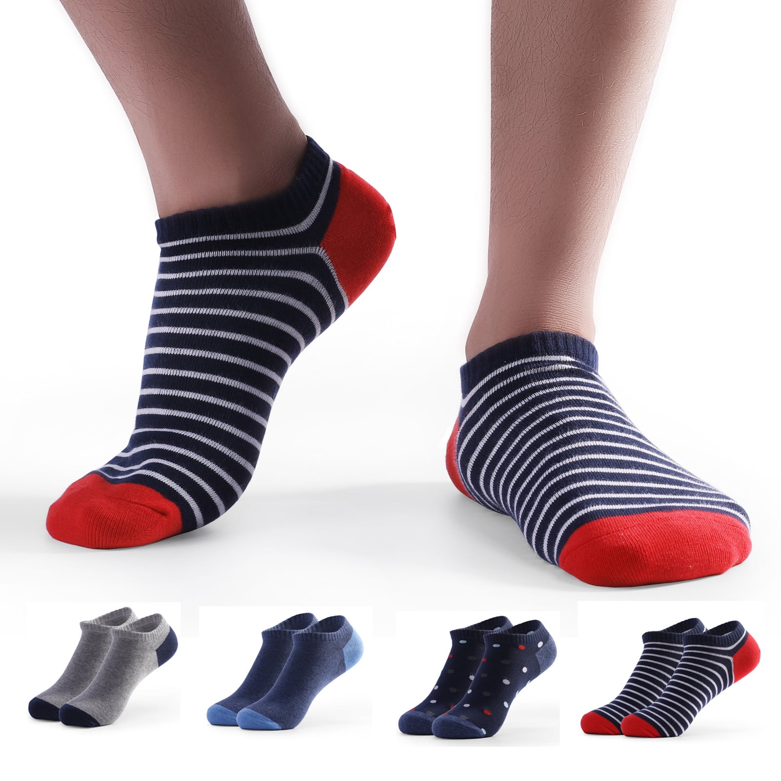 Symoid Mens Low-Cut Socks- Clearance on Sale Cotton Cotton Summer Sock ...
