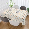 60x90in Square Printed Tablecloth Easy-Care Decorative Table Cloth for ...