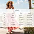 Boho Skirts for Women,Midi Length Loose Fit Plaid Long Flowy Elastic ...