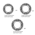 Aluminum Alloys Bicycles Single Disc Plate Bike 104BCD Chainring Integrated Tooth Plate ...