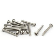 Uxcell M2 x 15mm Stainless Steel Round Head Self Tapping Screws Bolts (50-pack) - Walmart.com