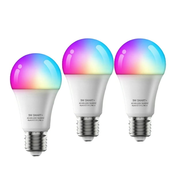 WiFi RGB Intelligent Bulb Dimmable 130V 3 Piece - Walmart.ca