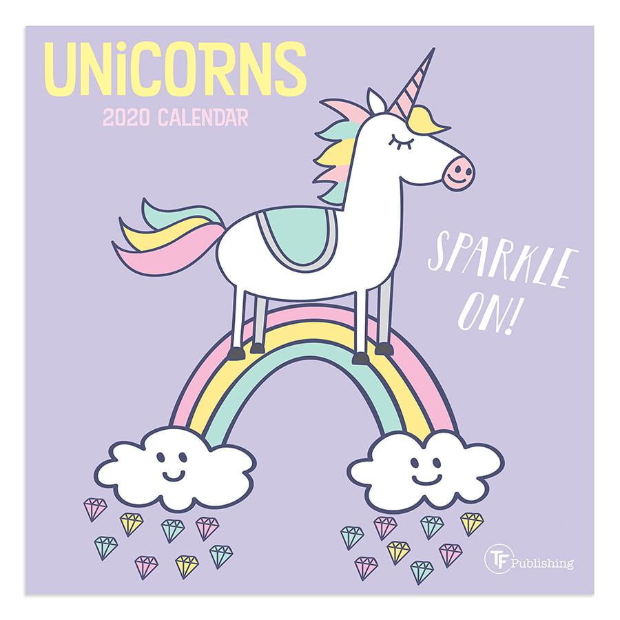 TF Publishing - 2020 Unicorns Mini Calendar - Walmart.com - Walmart.com