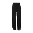 Dazeni Casual Wide Leg Pants For Women Flowy High Side Split Long Pants