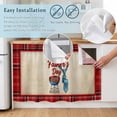 Cabinet Curtain 32''W x 55''L, Father's Day Under Sink Curtain Drapes ...