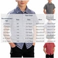 BCSIOAOI Kids Boys Shirts,Collar Short Sleeve Plaid Button-Down Casual ...