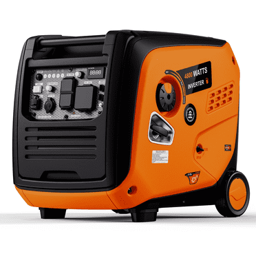 NOVUS Super Quiet 2300-Watt Portable Inverter Gas Generator with CO Sensor for Home Use and ...