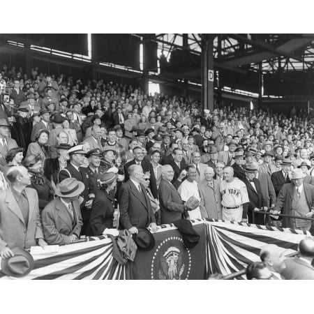 President Harry Truman About To Throw The First Ball At The 1951 Of The ...