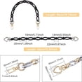 1 Set Acrylic and Spray Painted CCB Plastic Chains Bag Handles for Bag ...