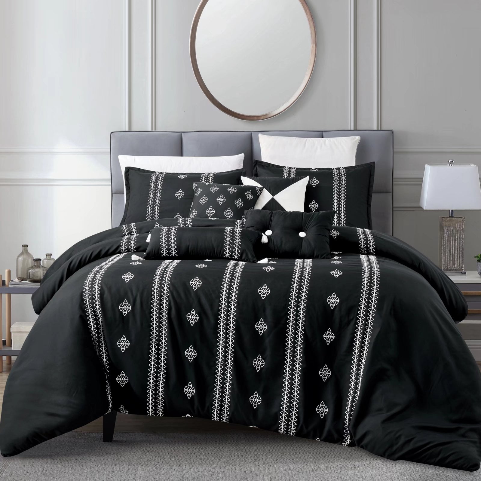 Hgmart Bedding Comforter Set Bed In A Bag 7 Piece Luxury Judith