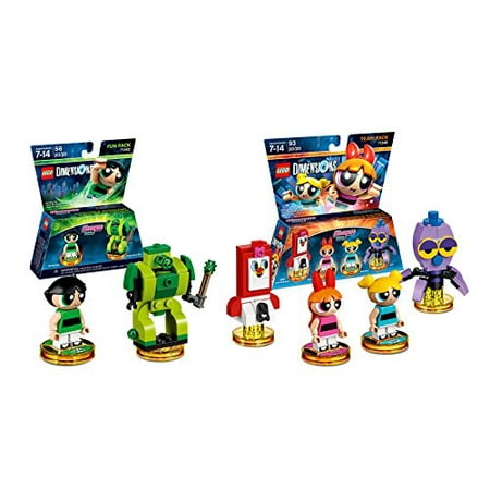 Lego Dimensions Powerpuff Girls Bundle of 2 - Powerpuff Girls Team Pack ...