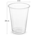PLASTICPRO 9 Oz Clear Disposable Plastic Cups, Durable, 100-Pack, Party ...