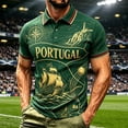 PLHWHYQ Mens Portugal Soccer Polo Shirt 2026 Mens Soccer Cup Shirt ...