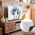 Blue Tulip TV Dust Cover 24 Inch, Country Flower Pastoral Style ...
