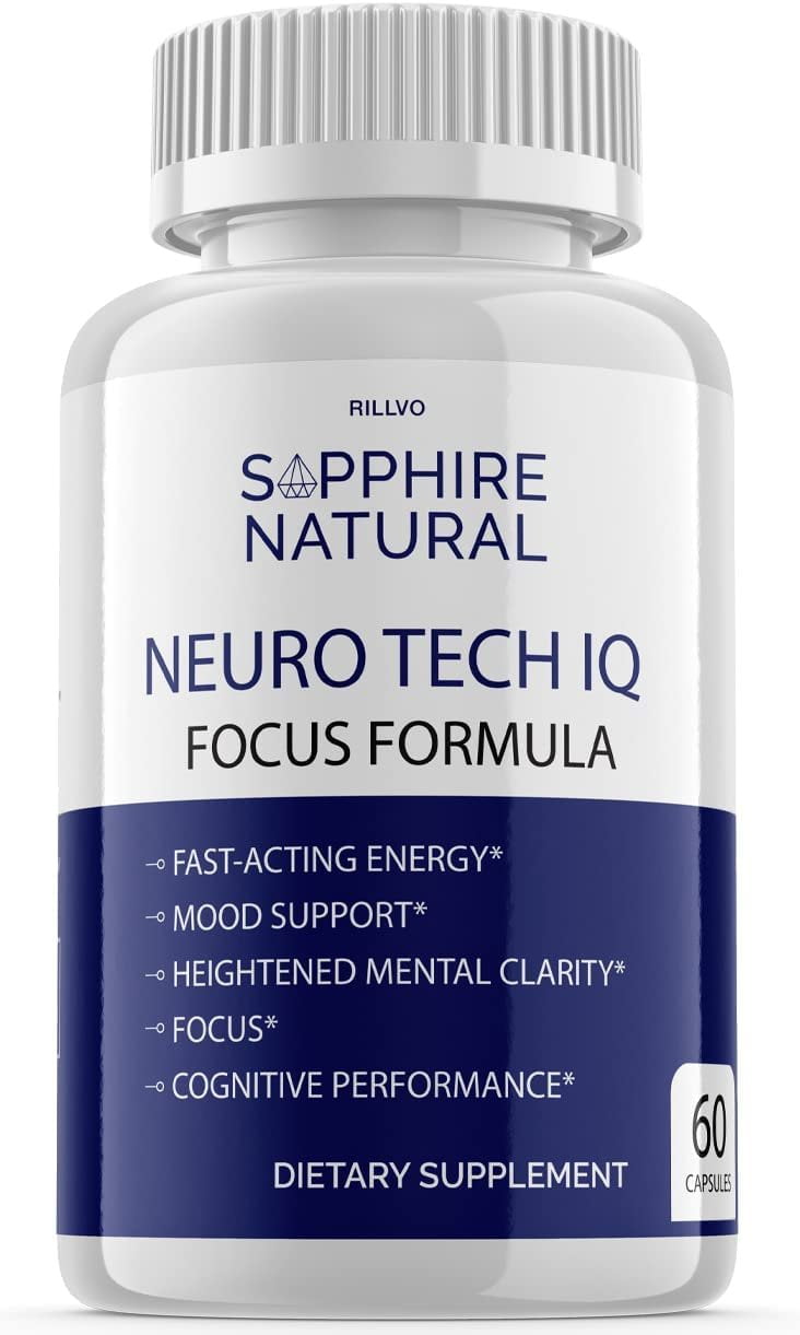 Neuro Tech IQ NeuroTech IQ Pills Brain Supplement 60 Capsules - Walmart.com