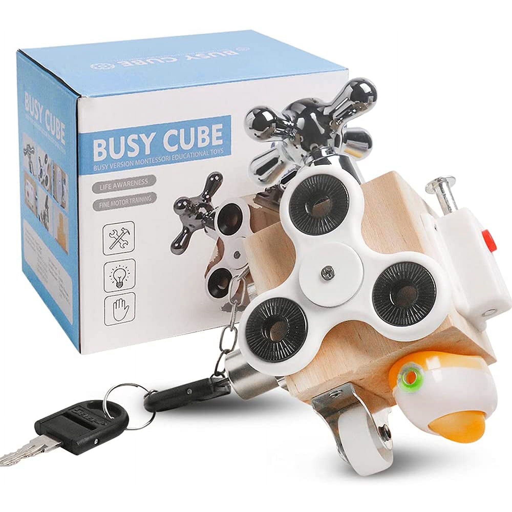 Click here for Jiaia 7-In-1 Montessori Lock Box Toy  Fidget Busy... prices