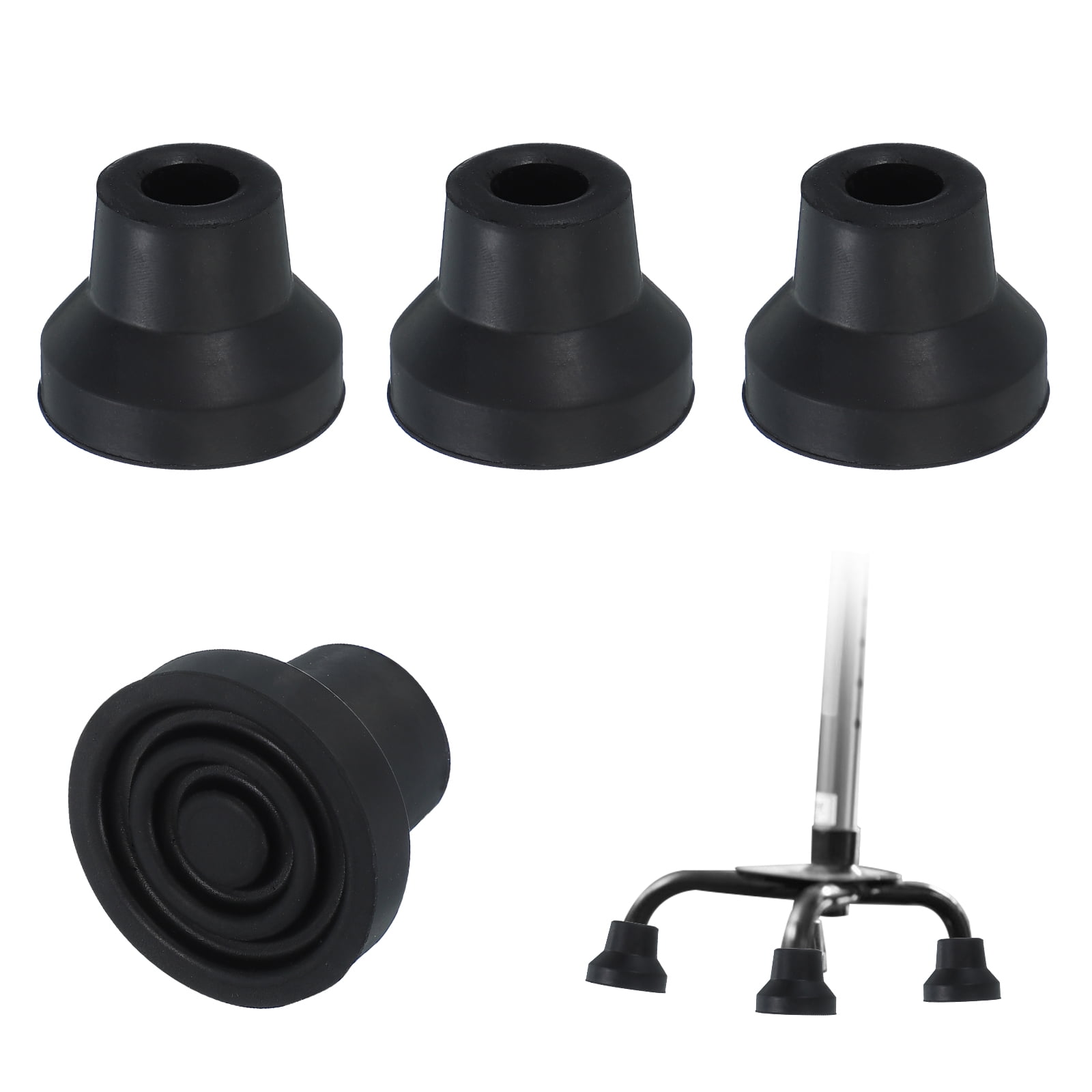 Click here for Uxcell Quad Cane Tips 1/2 Inch  4 Pcs Replacement... prices